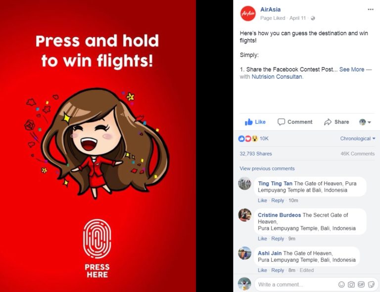 How To Create A Press & Hold Facebook Post